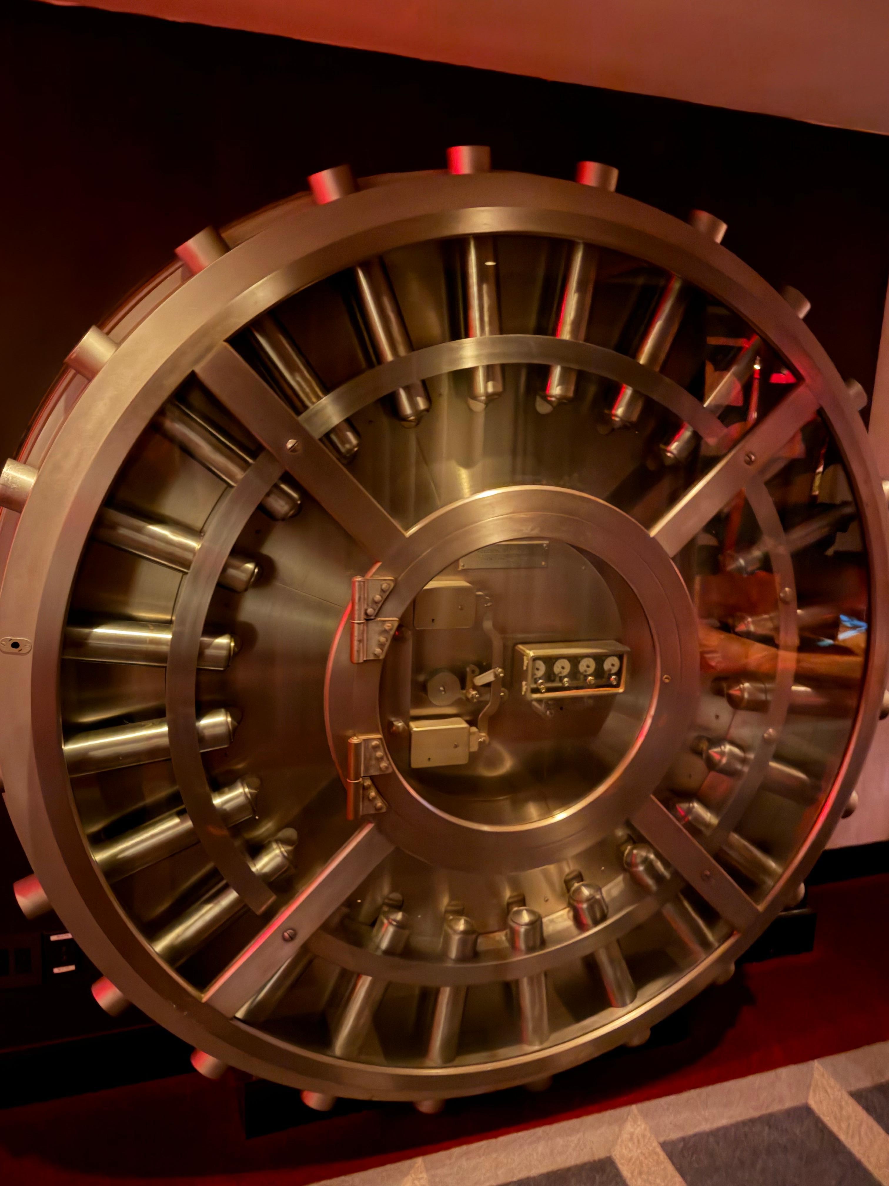 Bank vault downstairs 