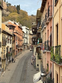 Uphill from my balcony