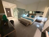 Looks nice right? The bed is worn-out.. looks like an elephant used to rest here