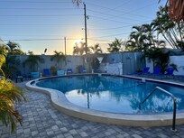 Der Pool war sehr sauber