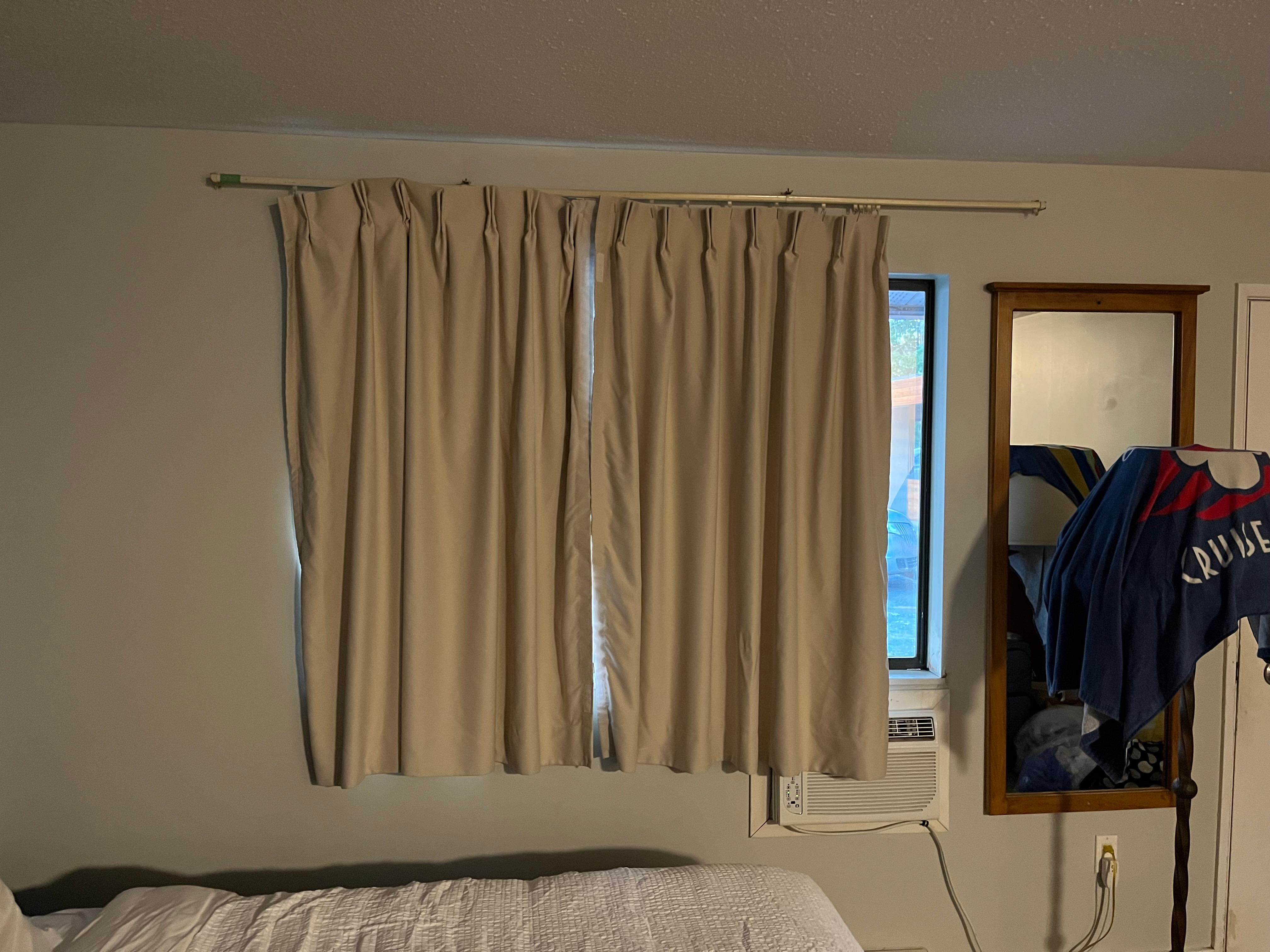 Inadequate window coverings