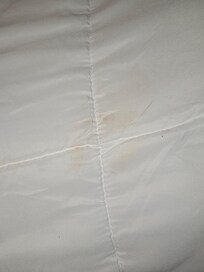 Comforter stain