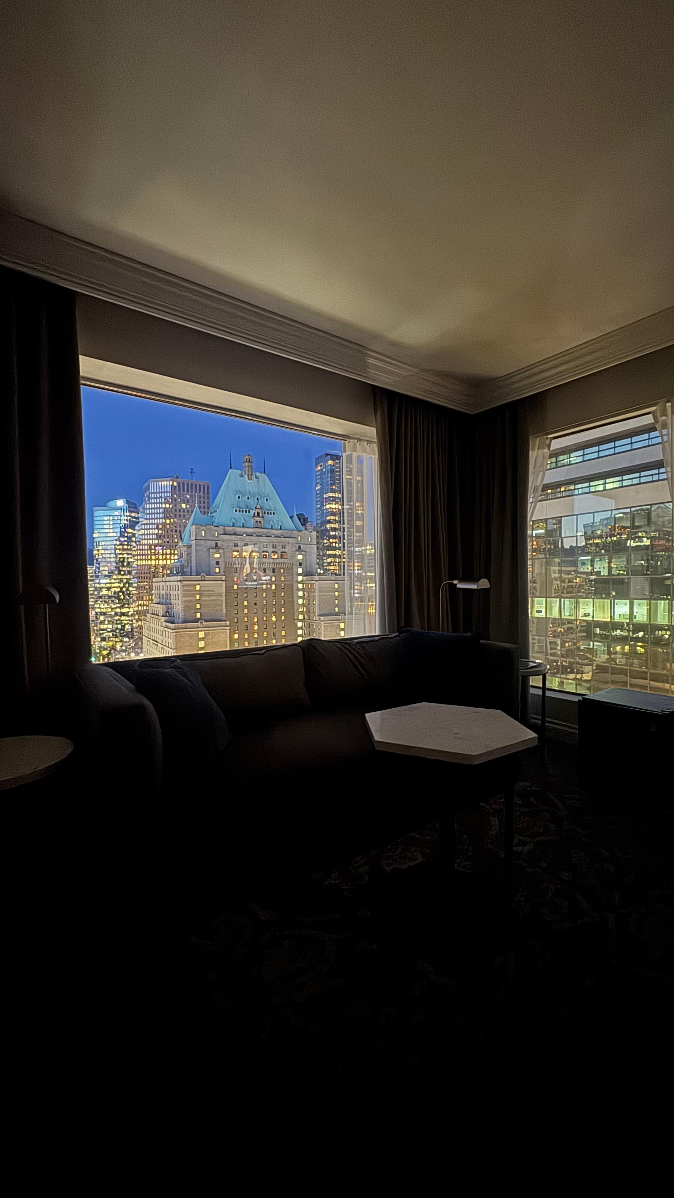 Vista desde la habitación.