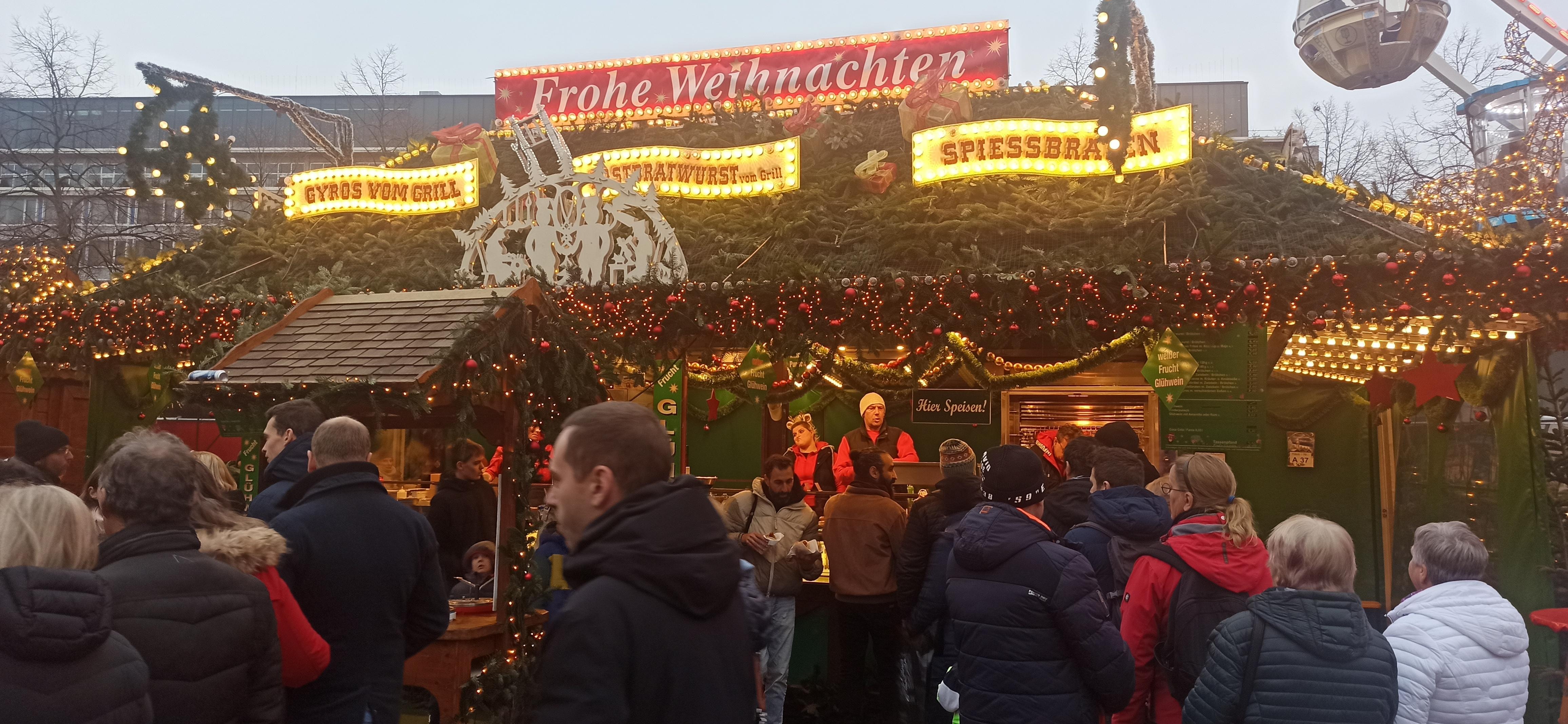 Besuch auf dem Weihnachtsmarkt 