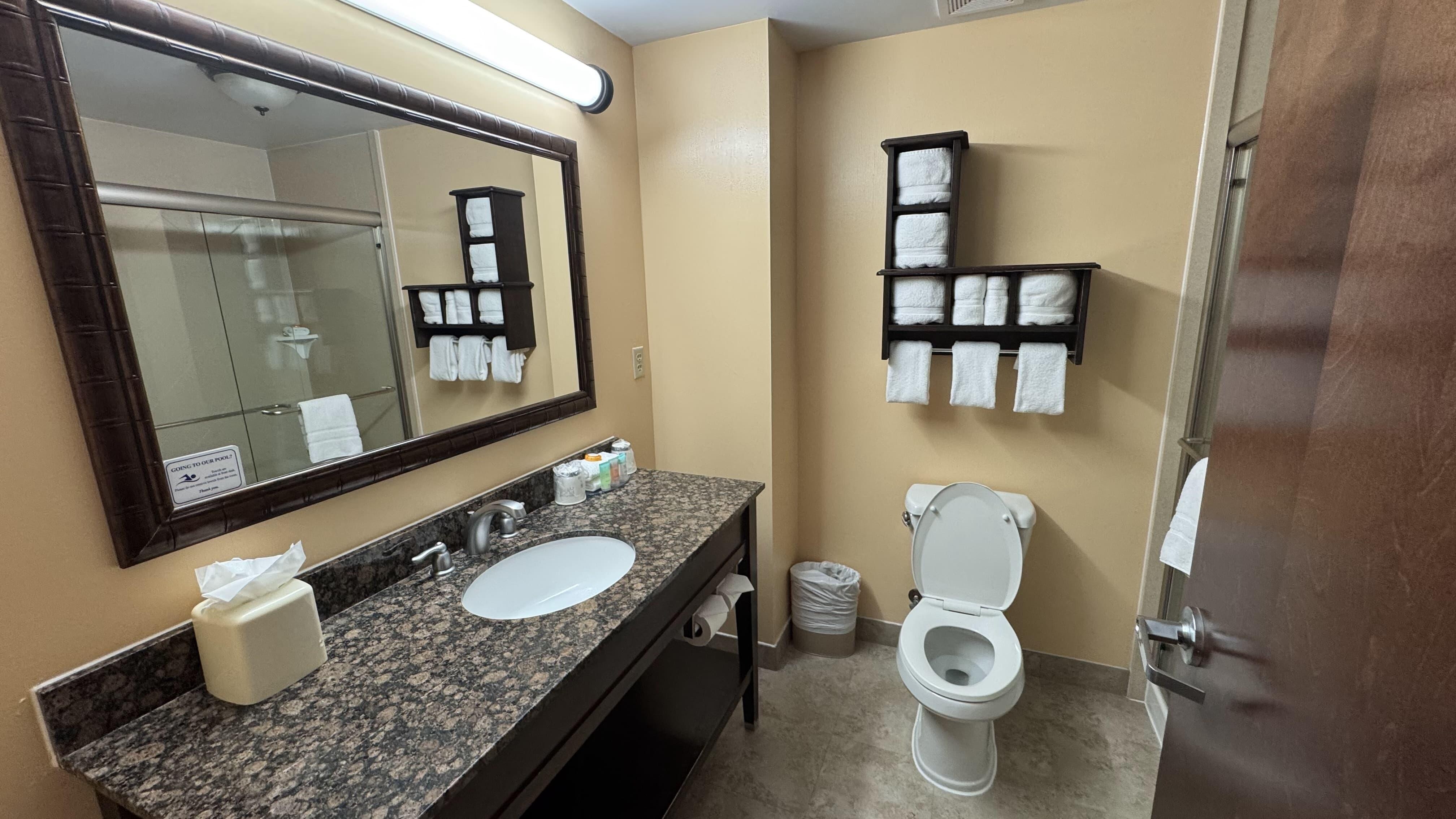 Douche et toilettes