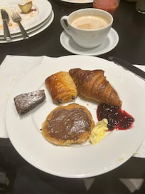 A selection of the pastries at breakfast