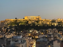 Vista por sol acrópole