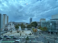 City view from our room- beware they may place you in Mountain View room unless you insist on cathedral square view per hotels.com pictures