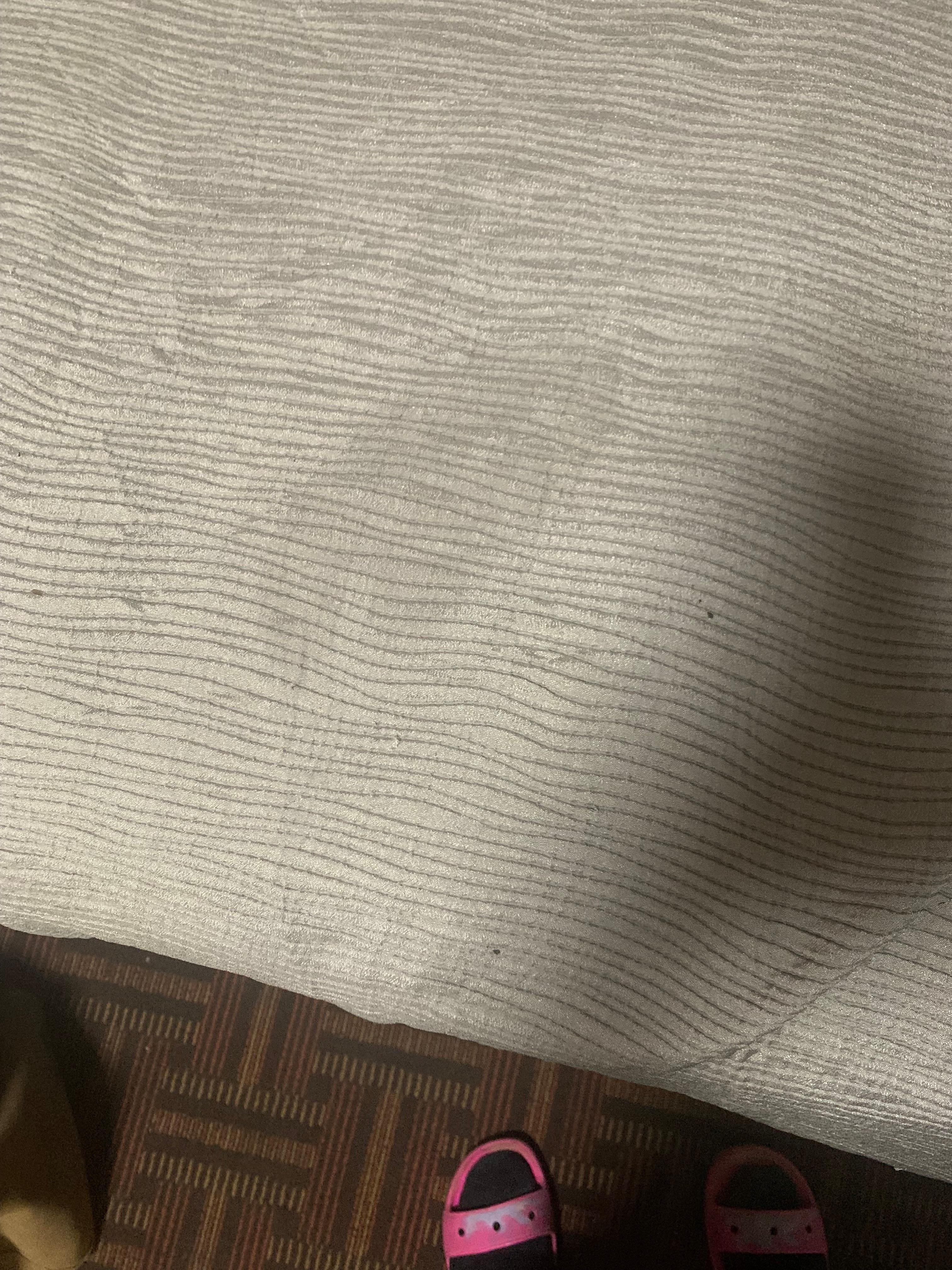 Stain on the comforter 