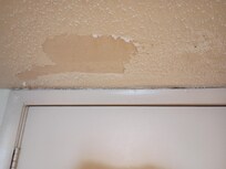 Damaged ceiling