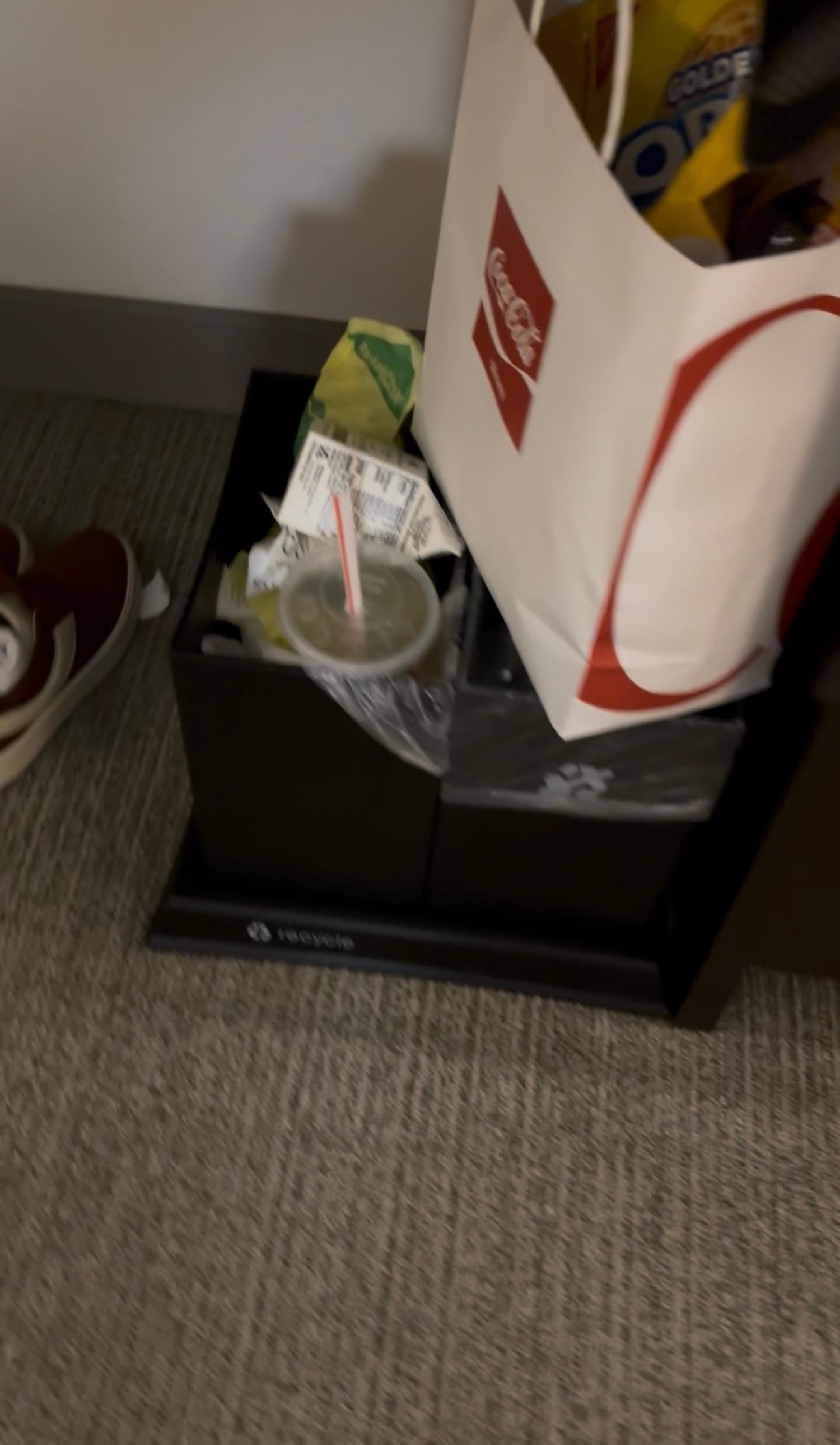 Trash all the way to the top