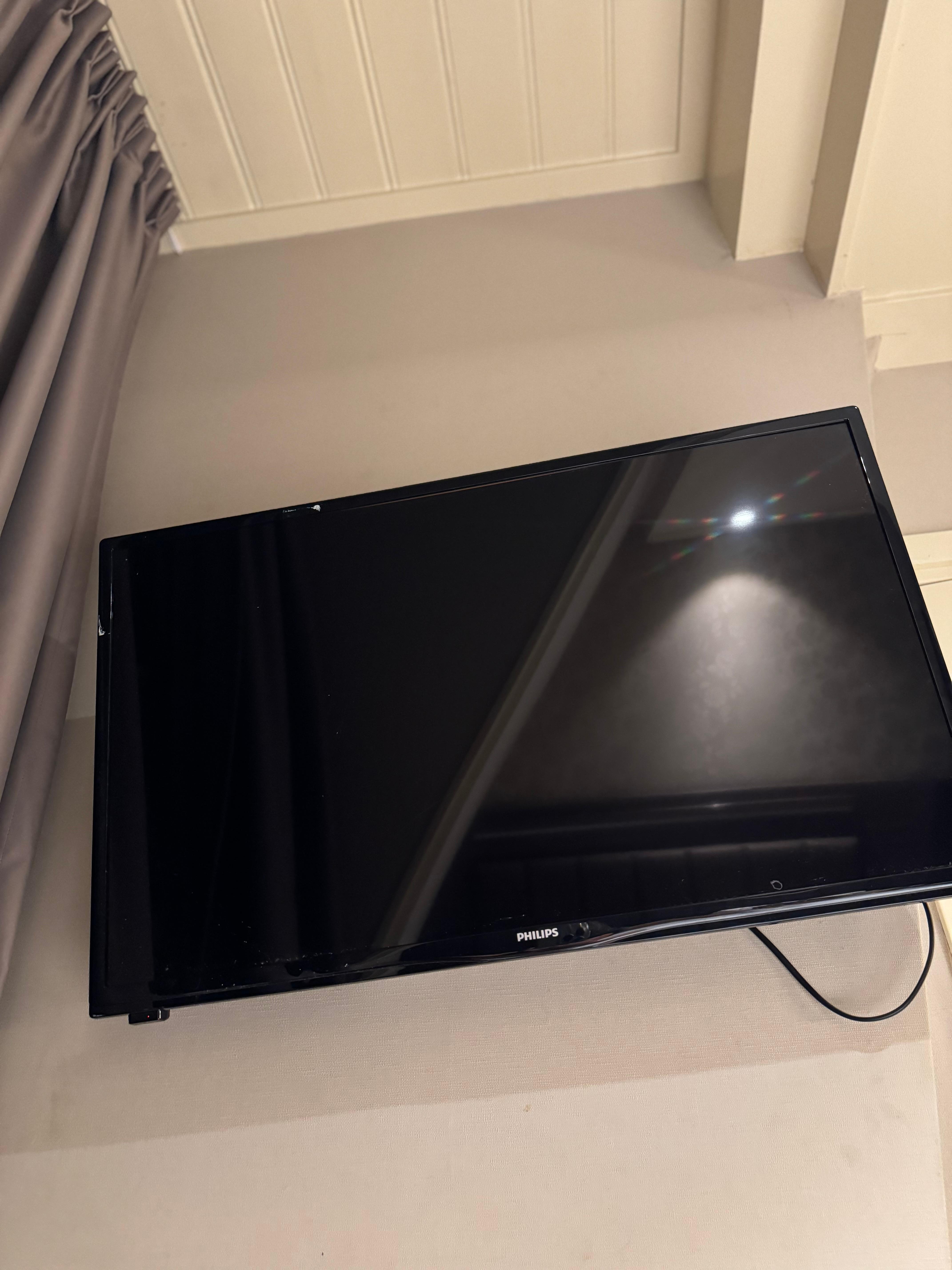 A tv não funciona.