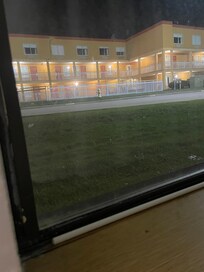 Window on ground level, unlocked