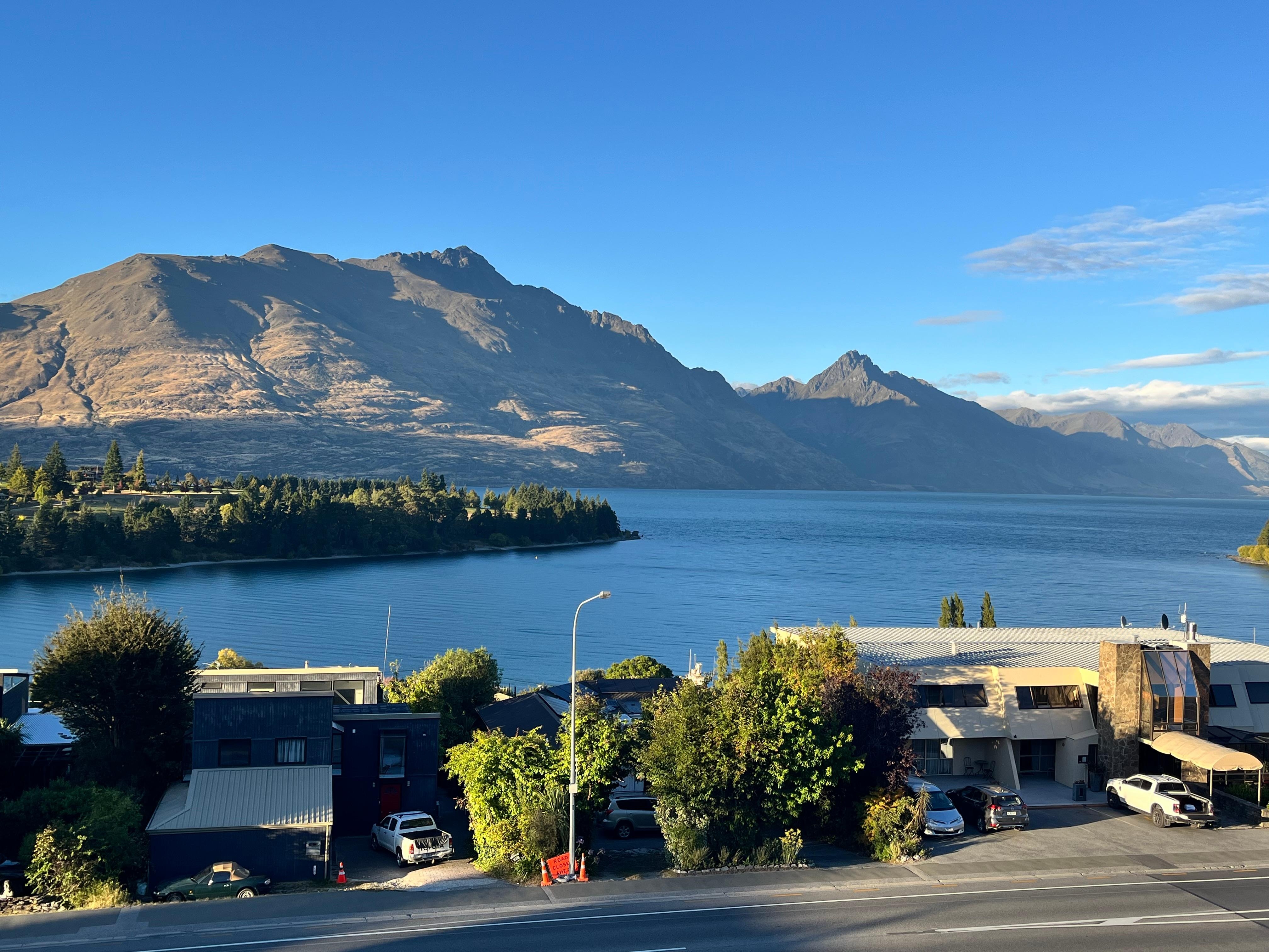 View from the deck of the apartment