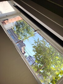 This was the only window in our room. It was over My 6'1" son's head, he couldn't look out it.