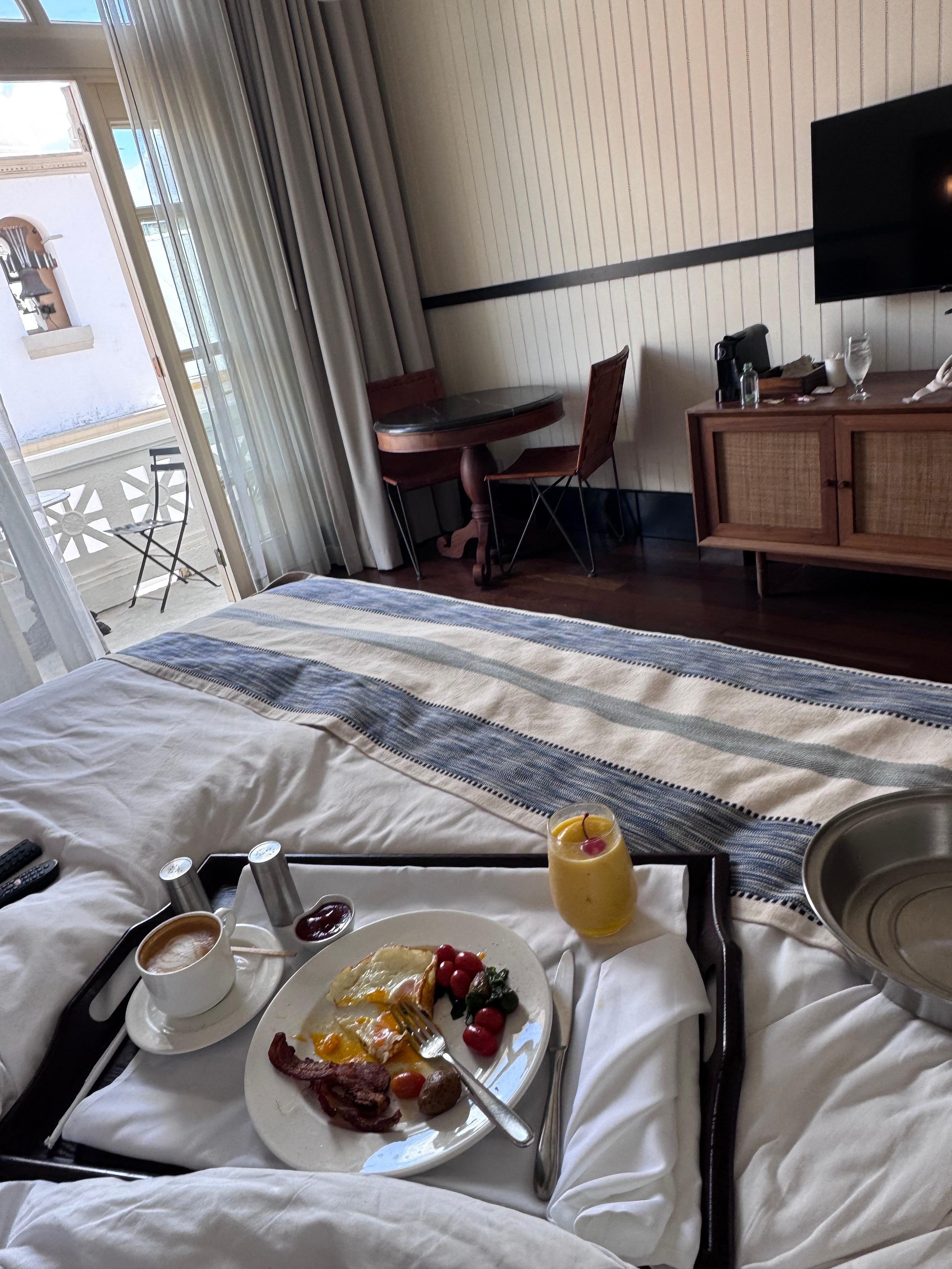 Breakfast in bed
