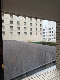 Booked a room with garden view but garden view was blocked