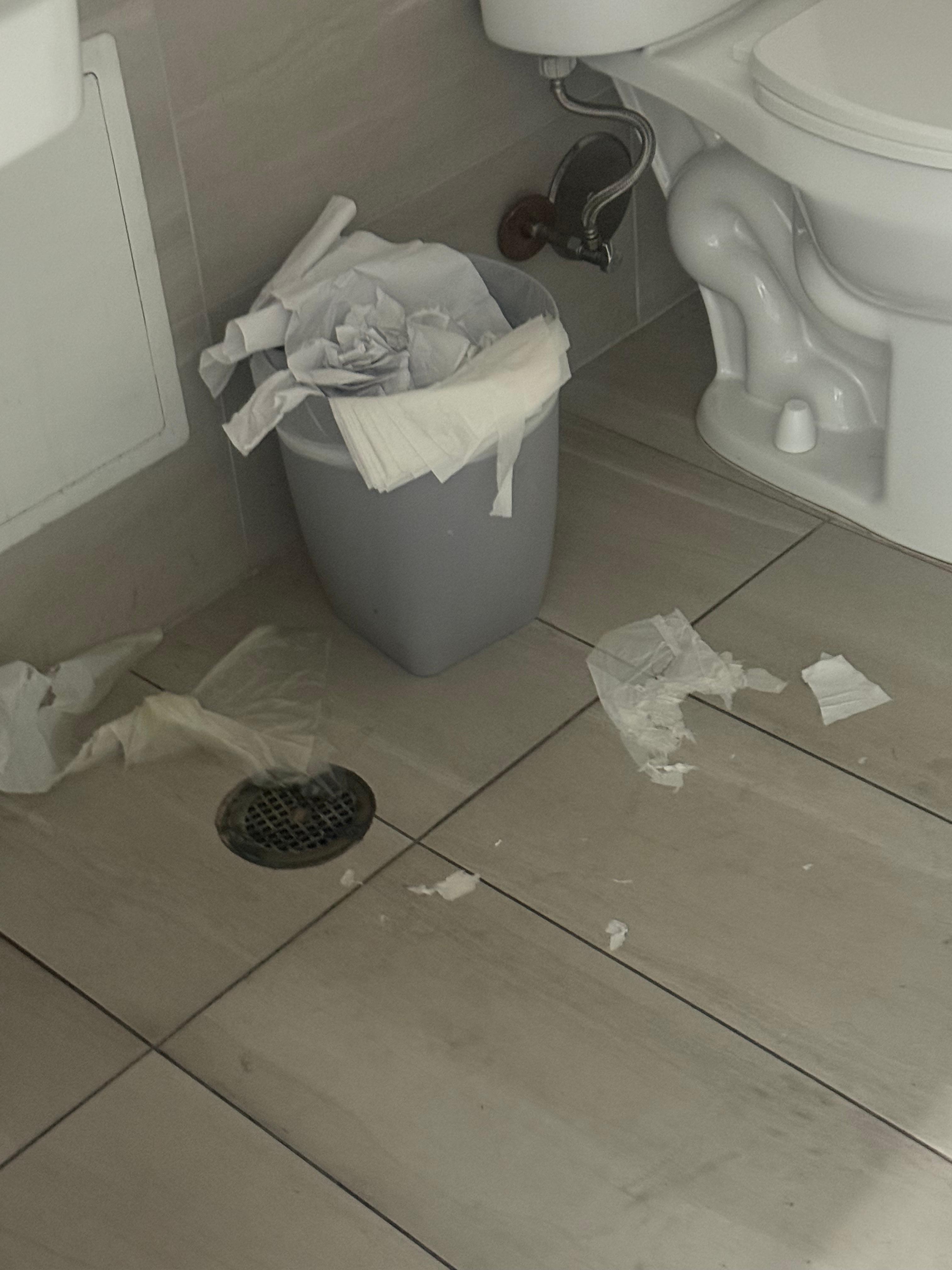 This is just disgusting- this was there at night and then the next day