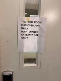 Pool shut down Sunday morning