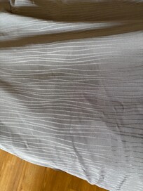 The stain before I called for my sheets to be changed