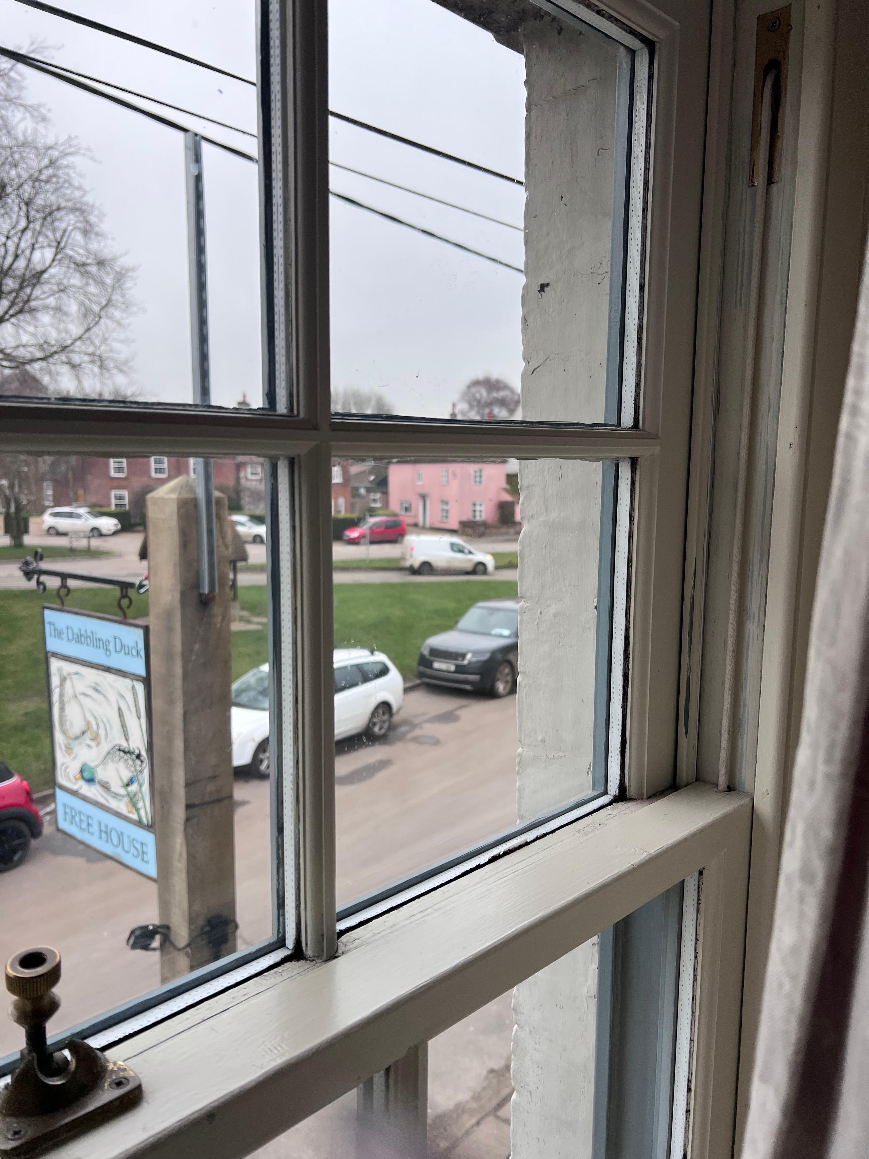 View from the window. 