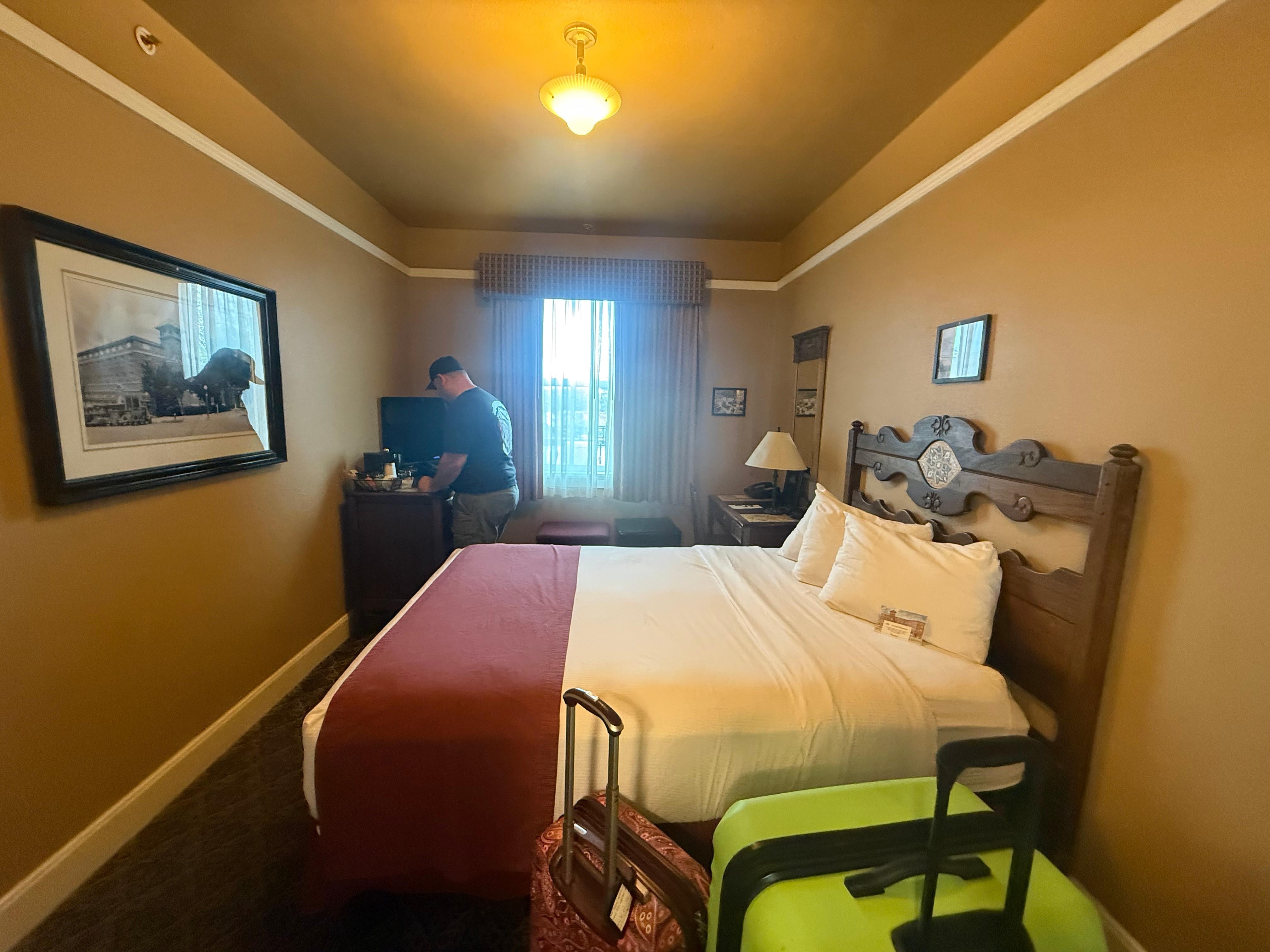 Rooms are on the smaller side but cute and cozy