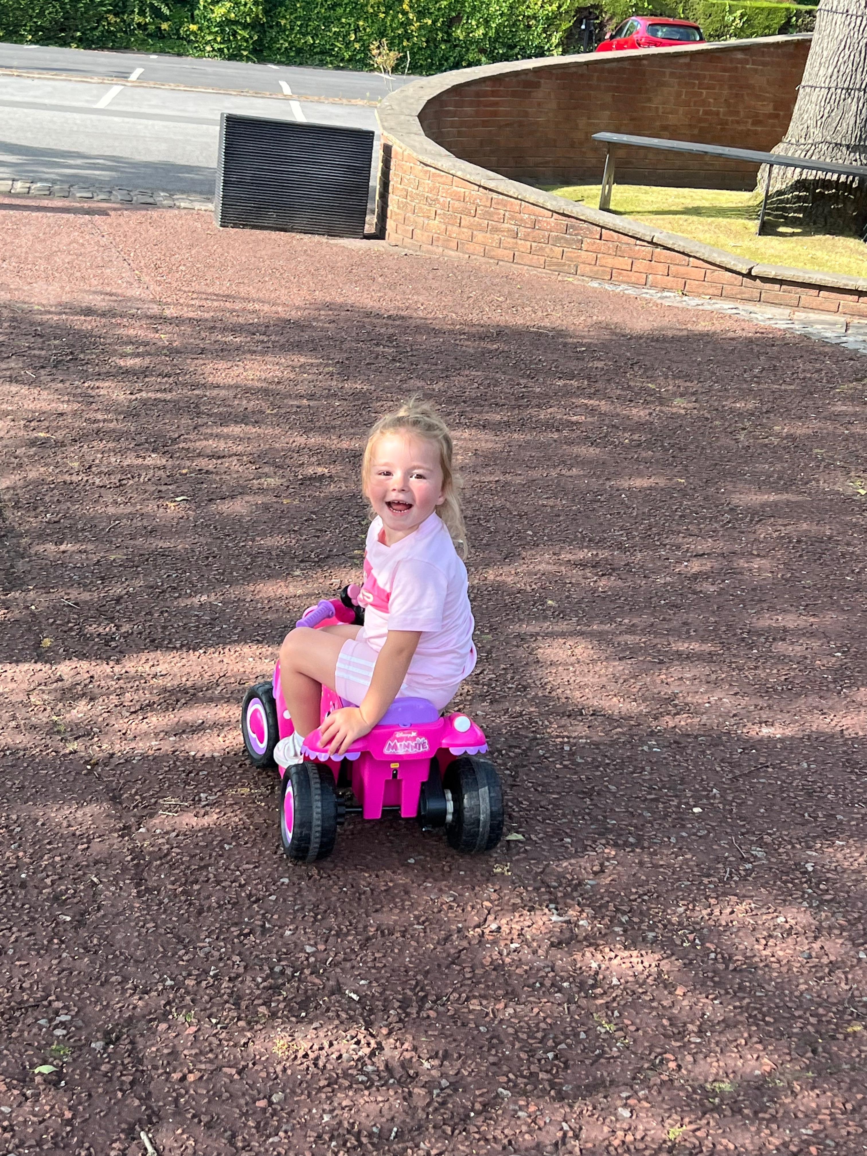 Driving around the paths