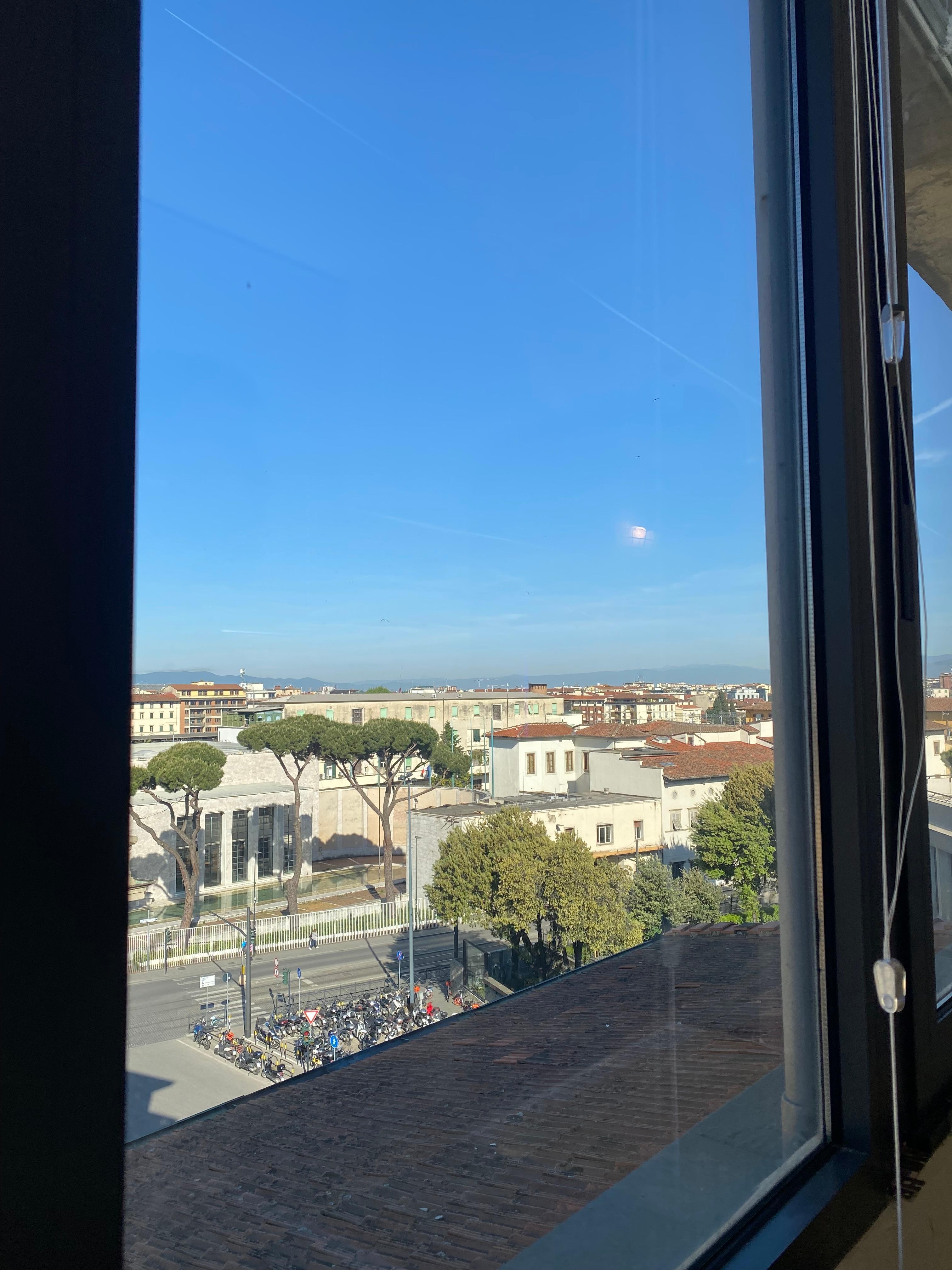 Vista do local do café da manhã 