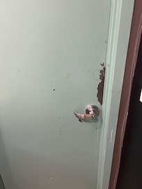 Disgusting bathroom entrance