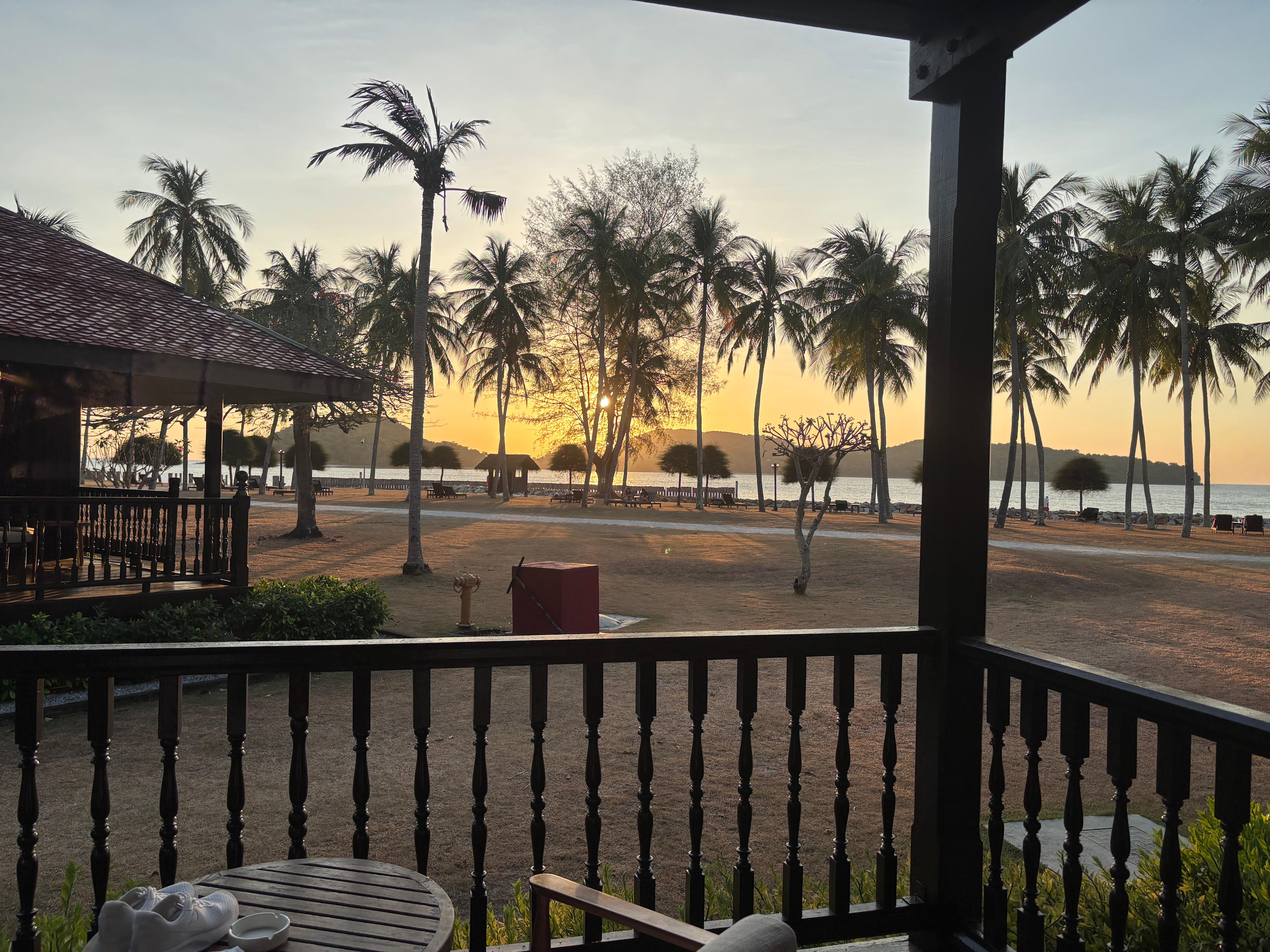 View from our Island View room.