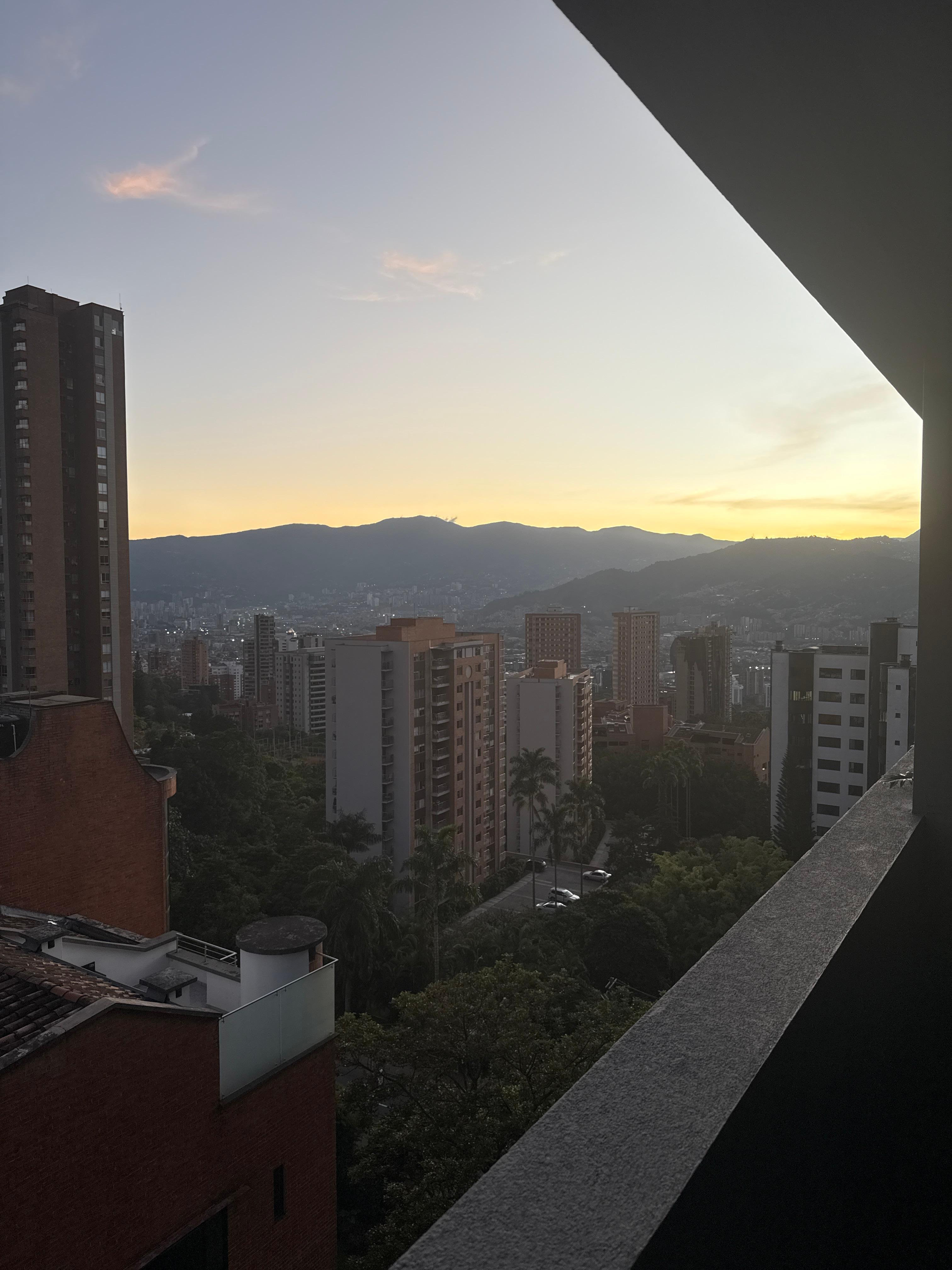 Great balcony views. 