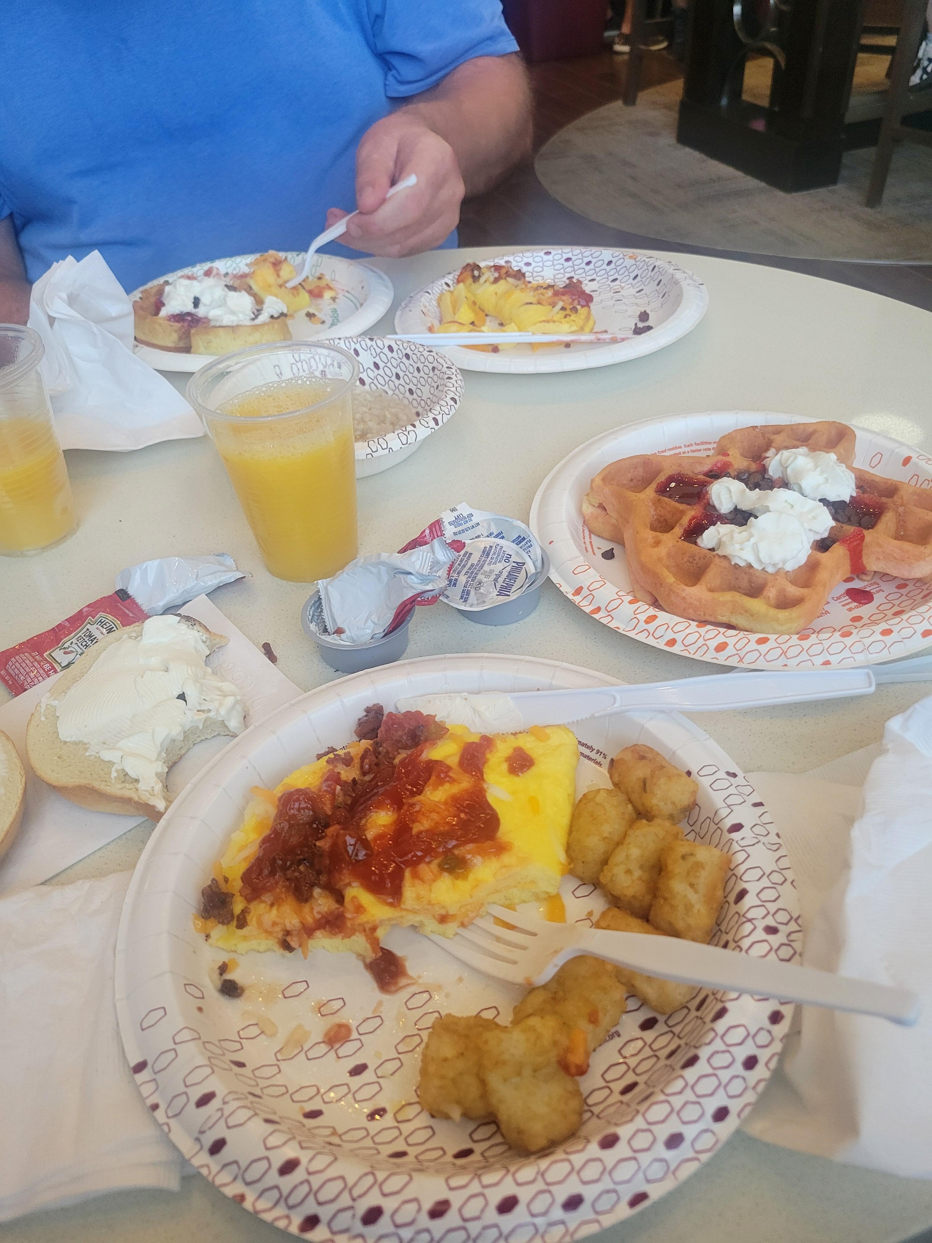 Delicious breakfast 😋 