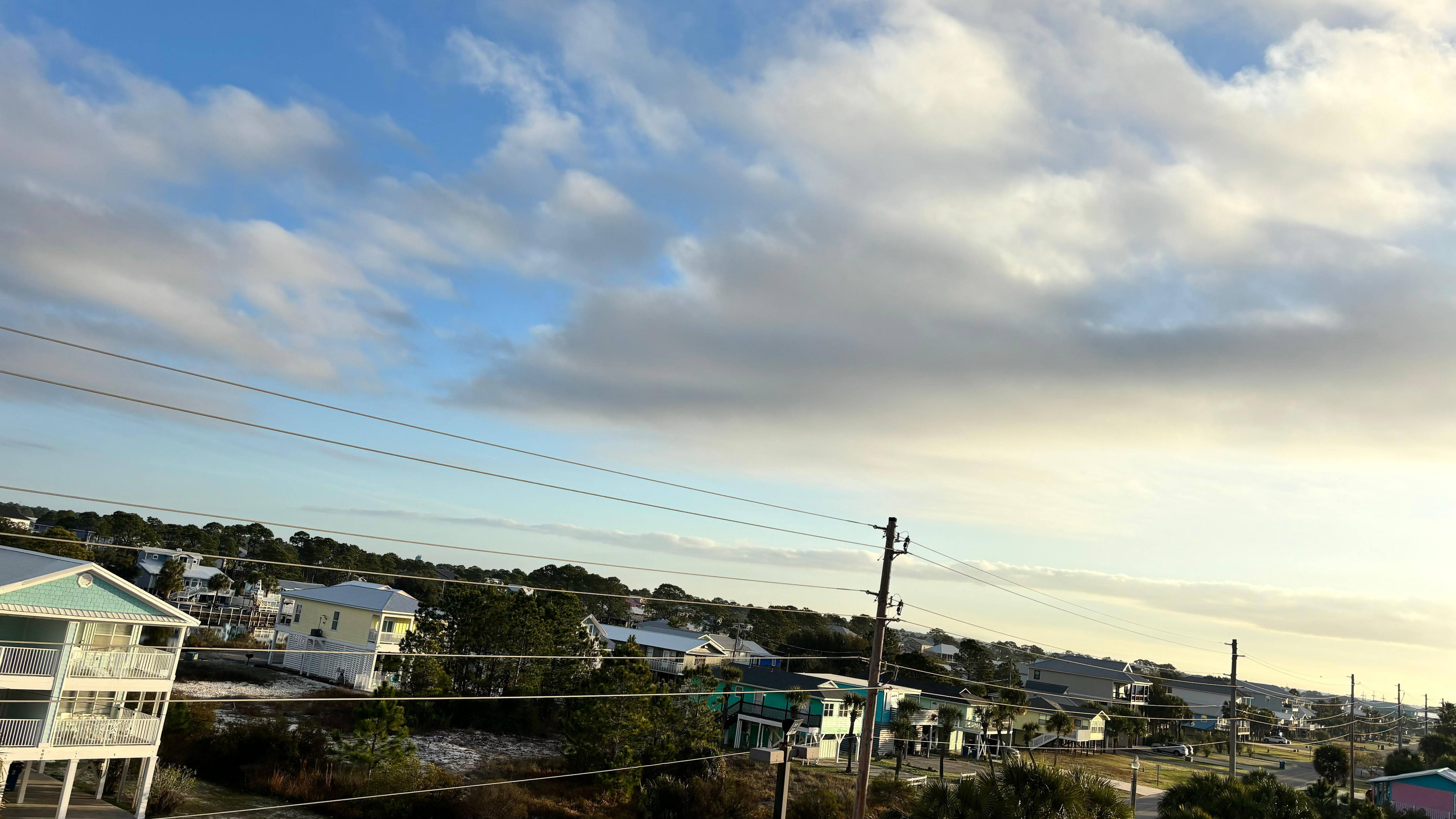 The back side of the hotel!