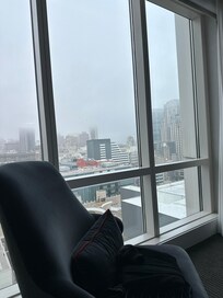 22nd floor view from bed.