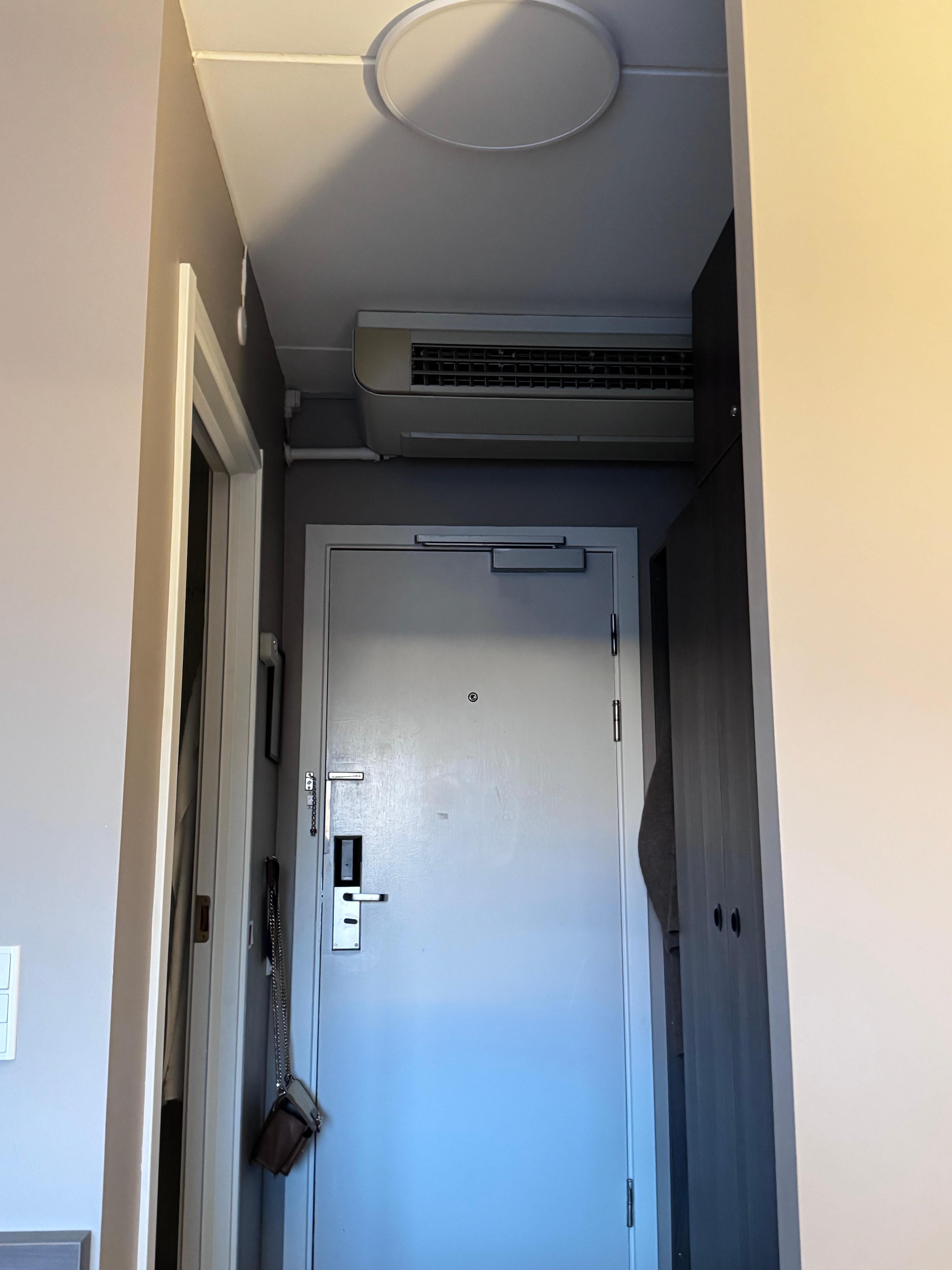 Meget tydeligt at det var et gammelt aircondition anlæg