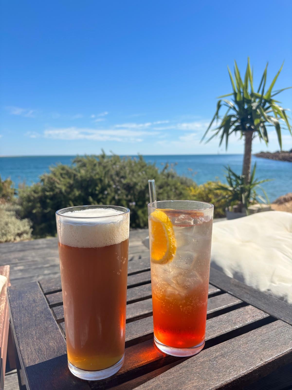 Drink at the Beach Club