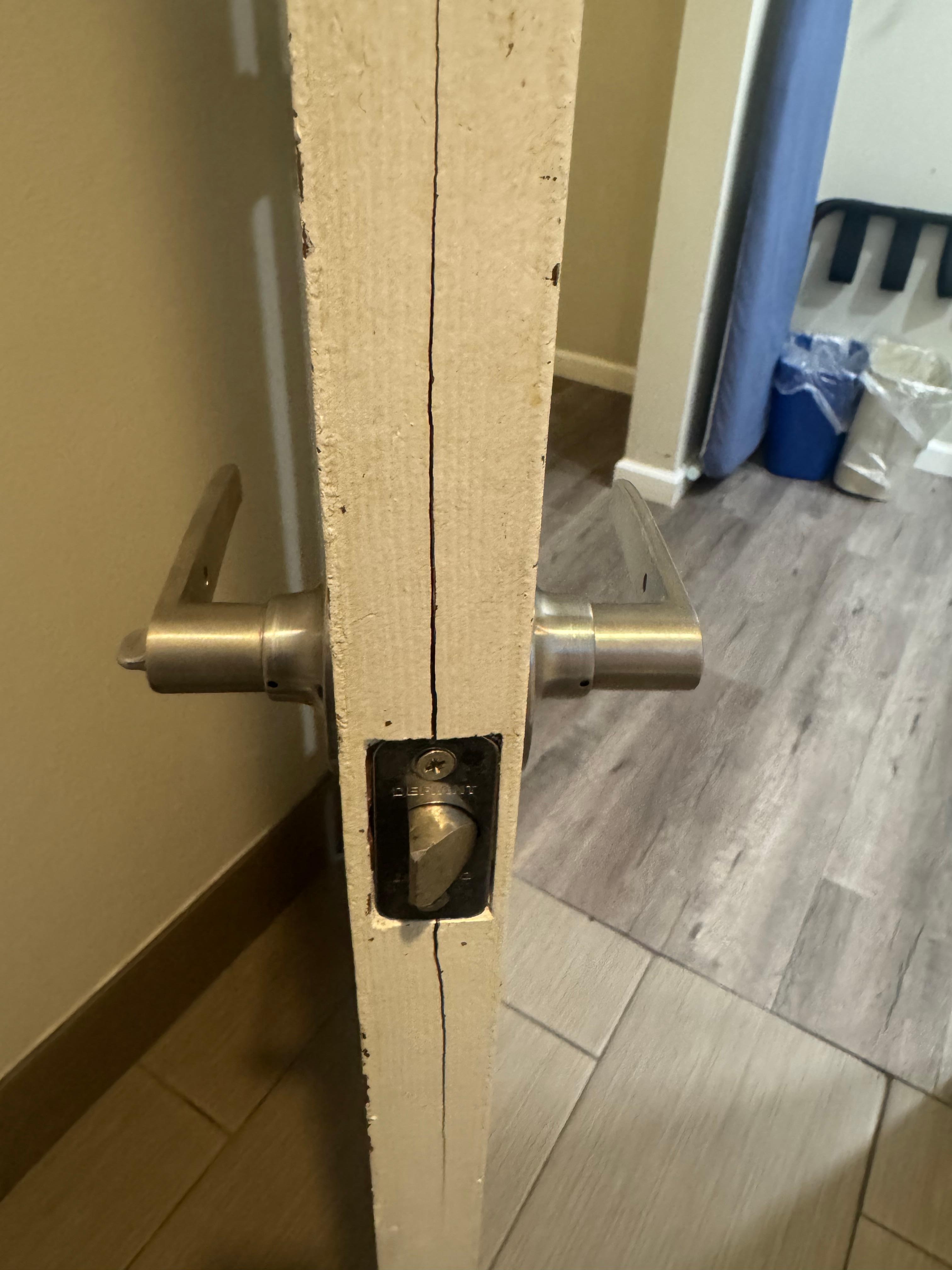 Bathroom door 
