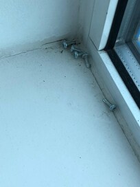 Windowsills all filthy