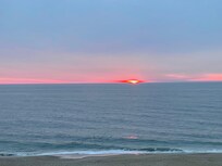 Sunrise. Sun is peaking.