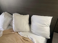 For some weird reason you get only half size pillows
