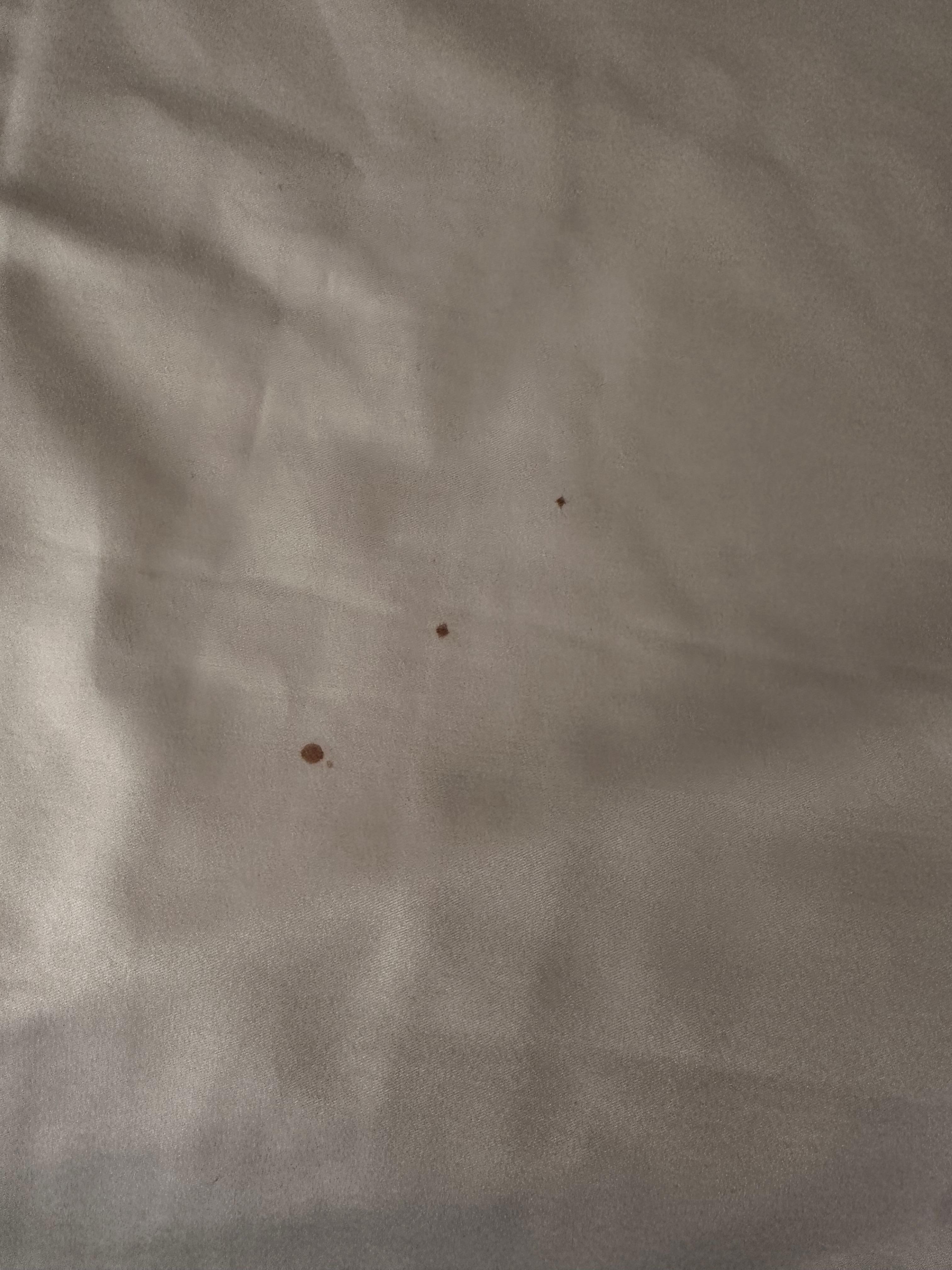 Blood on sheets