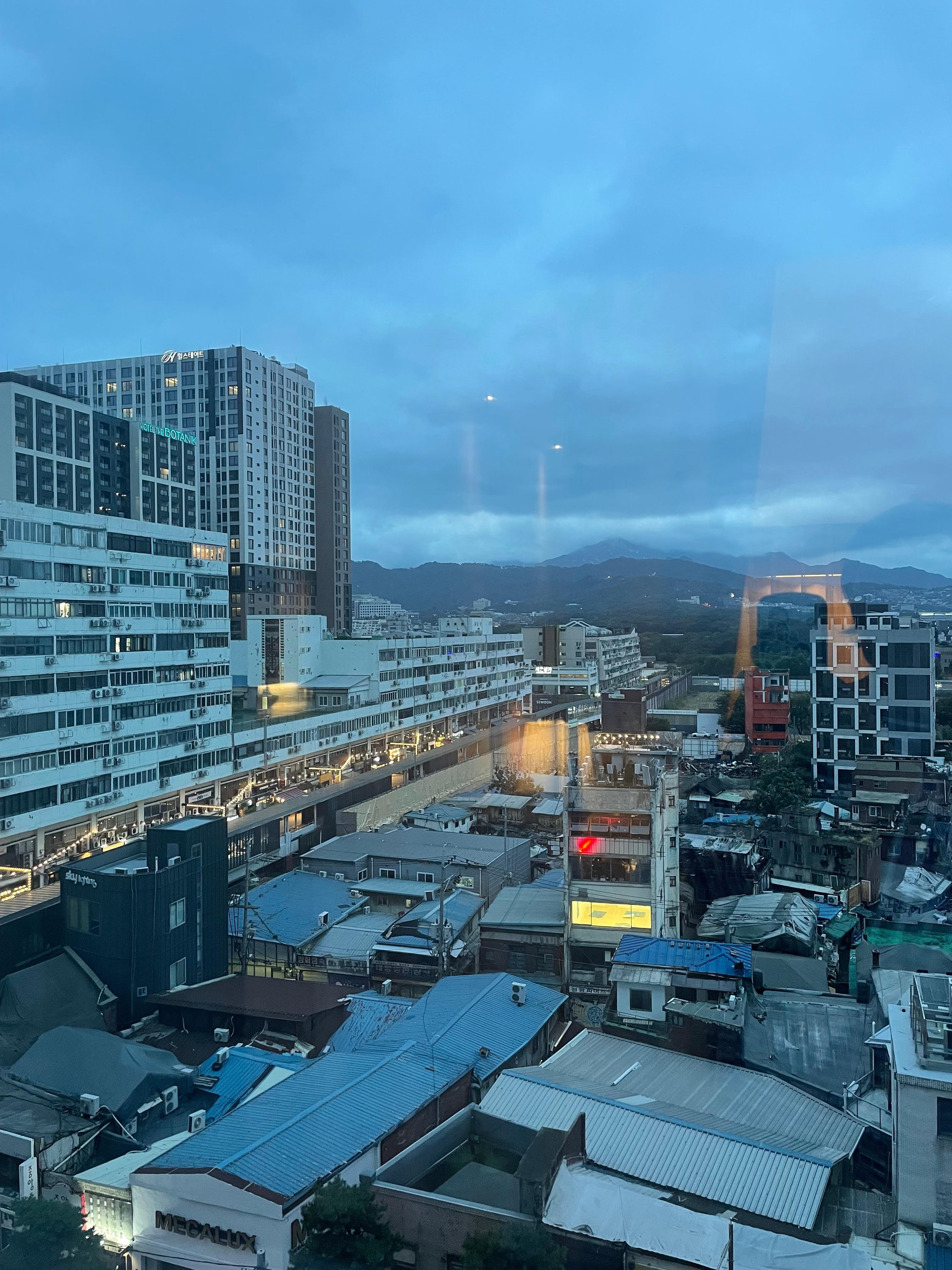 ホテルのお部屋からの景色