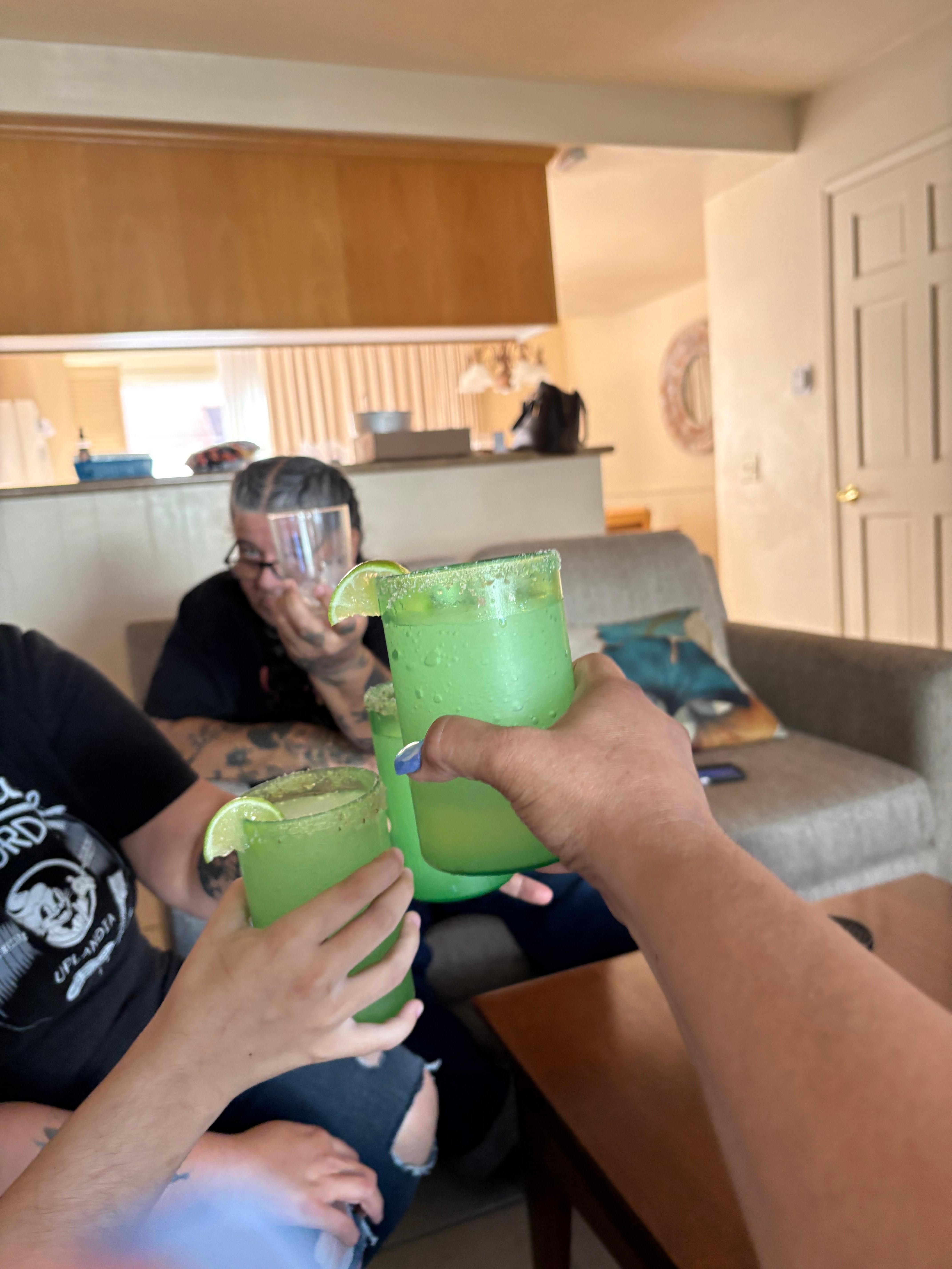 Lots of space. Even celebrated my husbands birthday.
