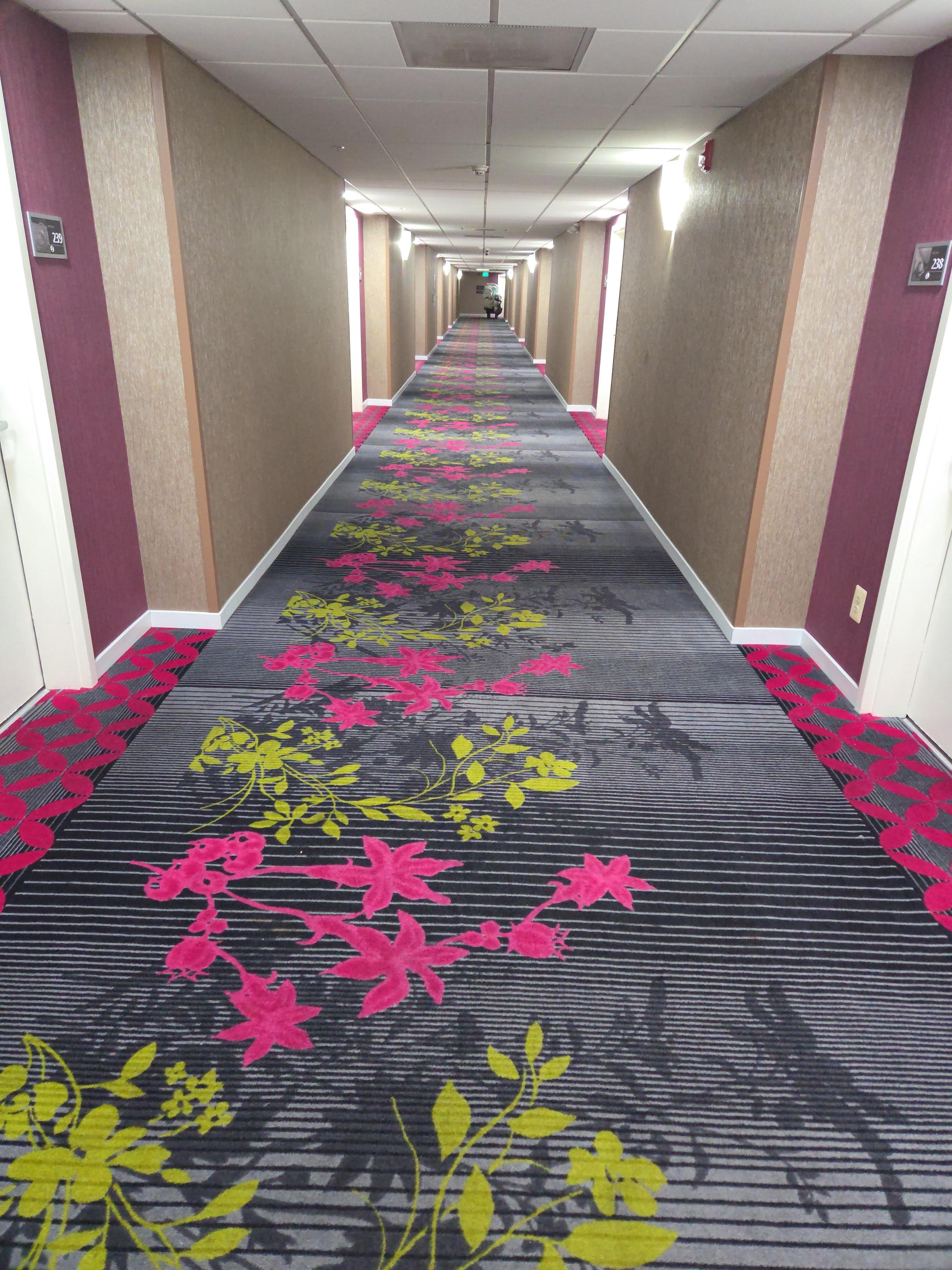 Spacious and elegant hallway. 