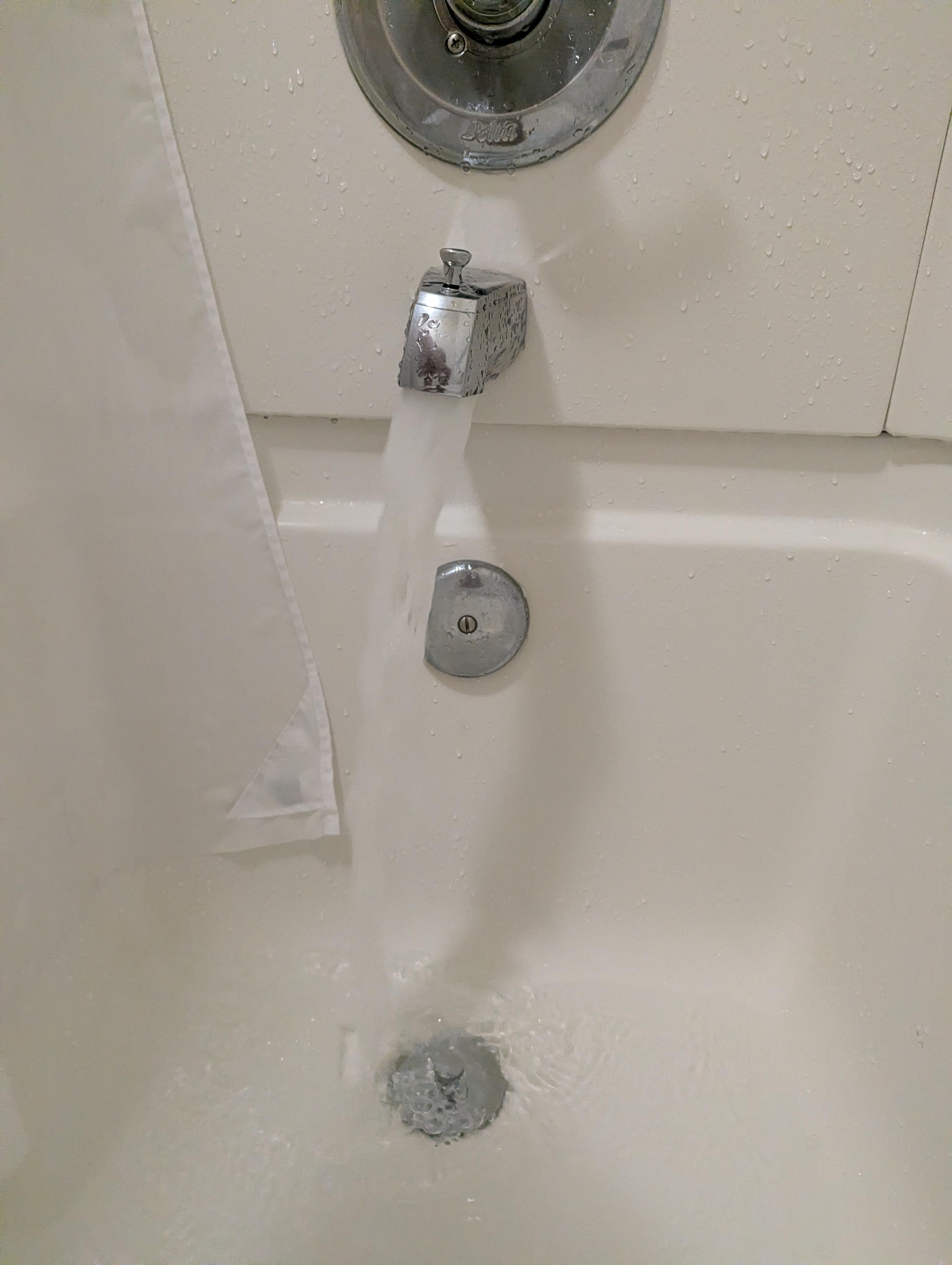 Spout installed sideways. Why?
