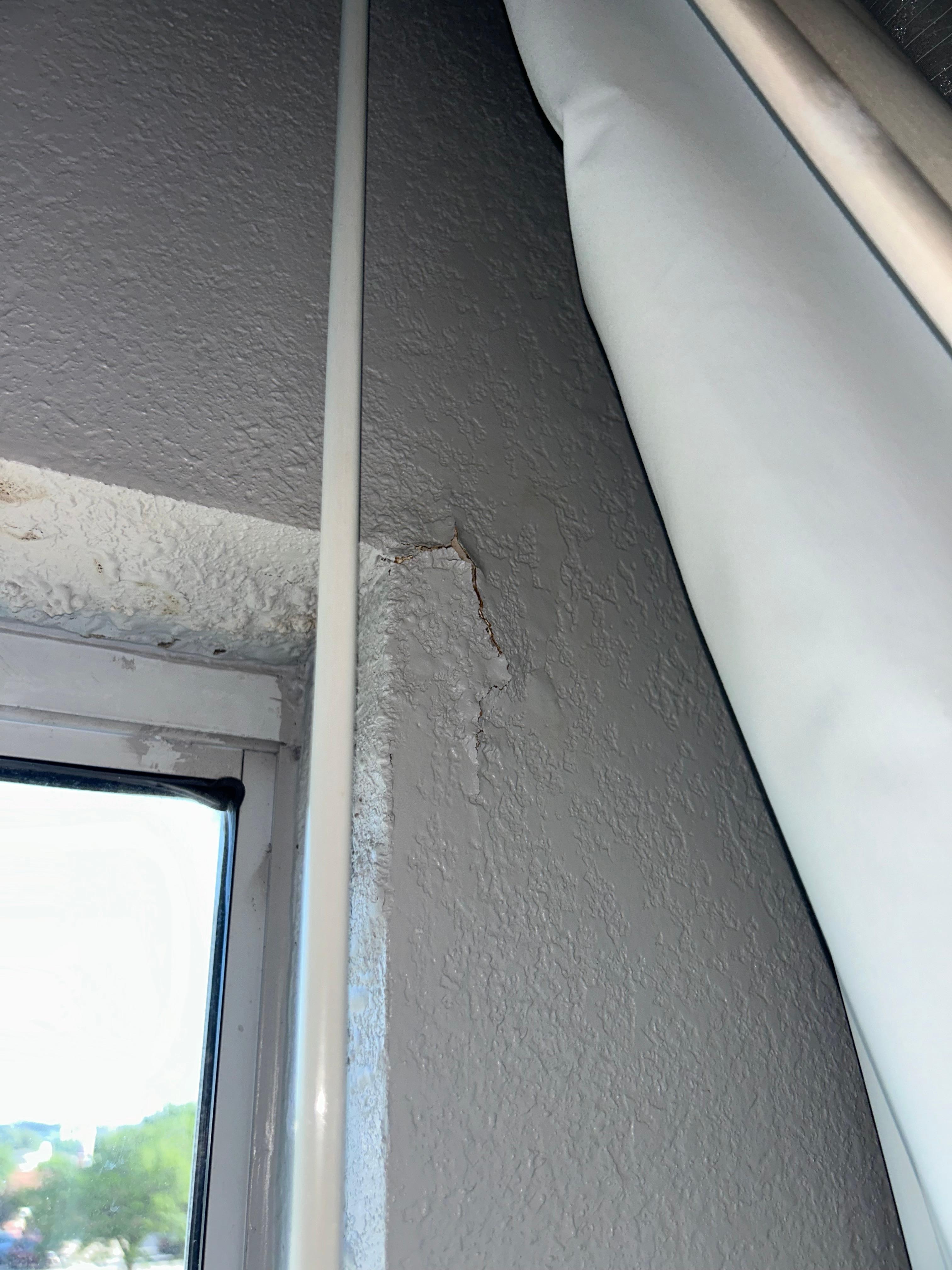 Window paint falling off