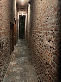 Hallway to the courtyard