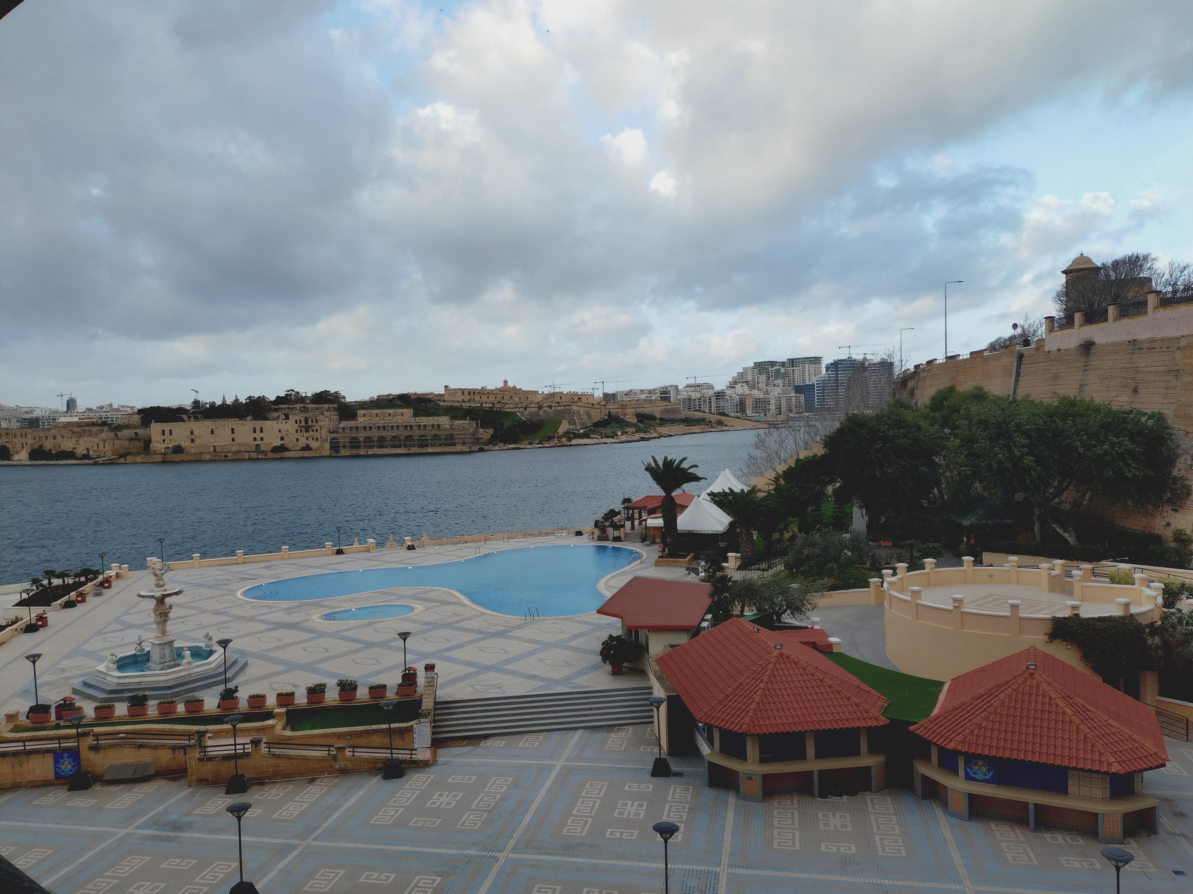 The view from the room.