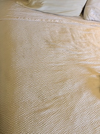 Stained bedding…