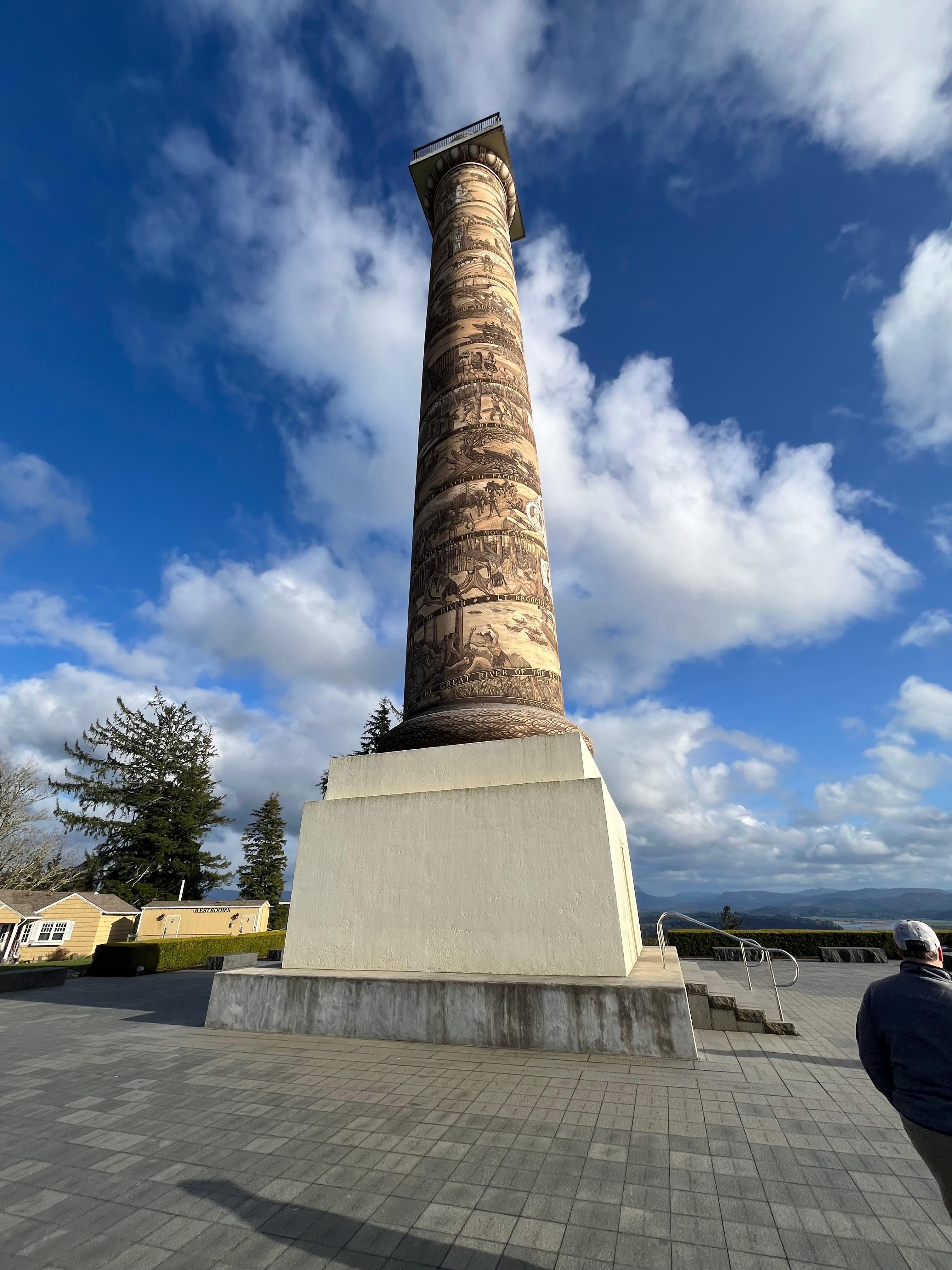 Astoria Column we climbed up in. 